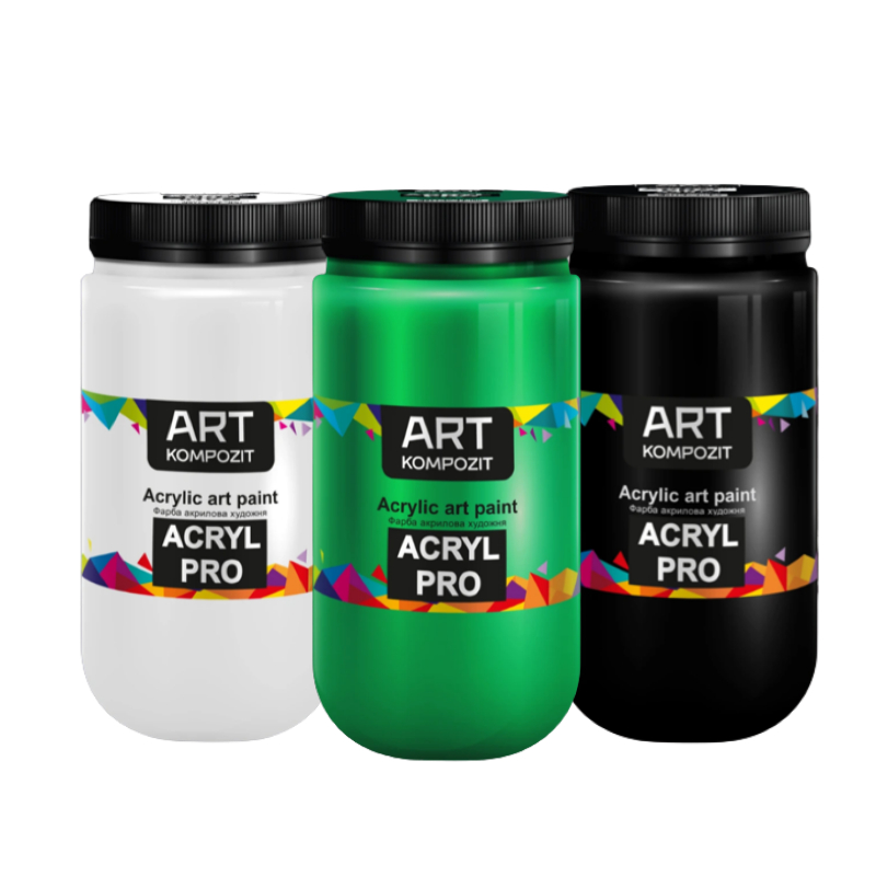 Фарба акрилова Acryl Pro, 1 л, ART Kompozit