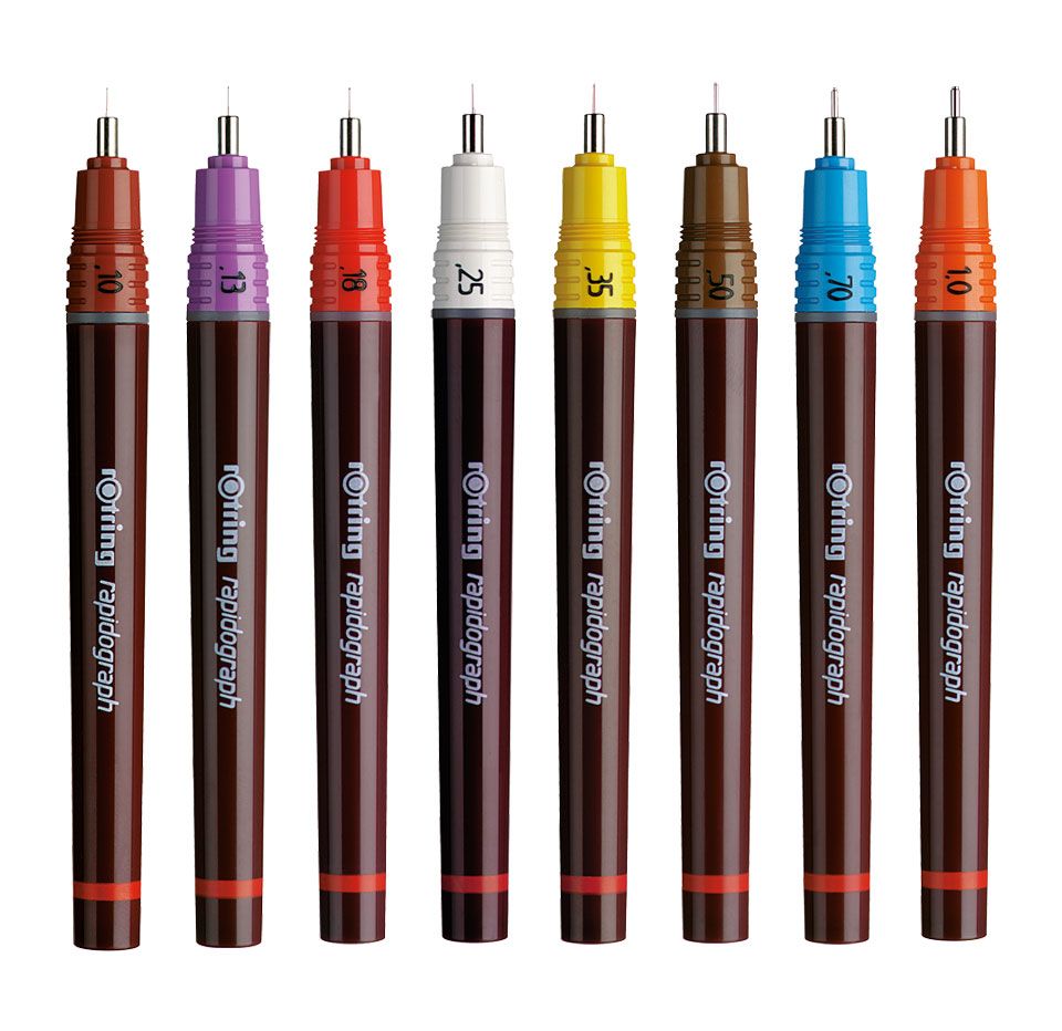 Ручка для креслення Rapidograph, Rotring