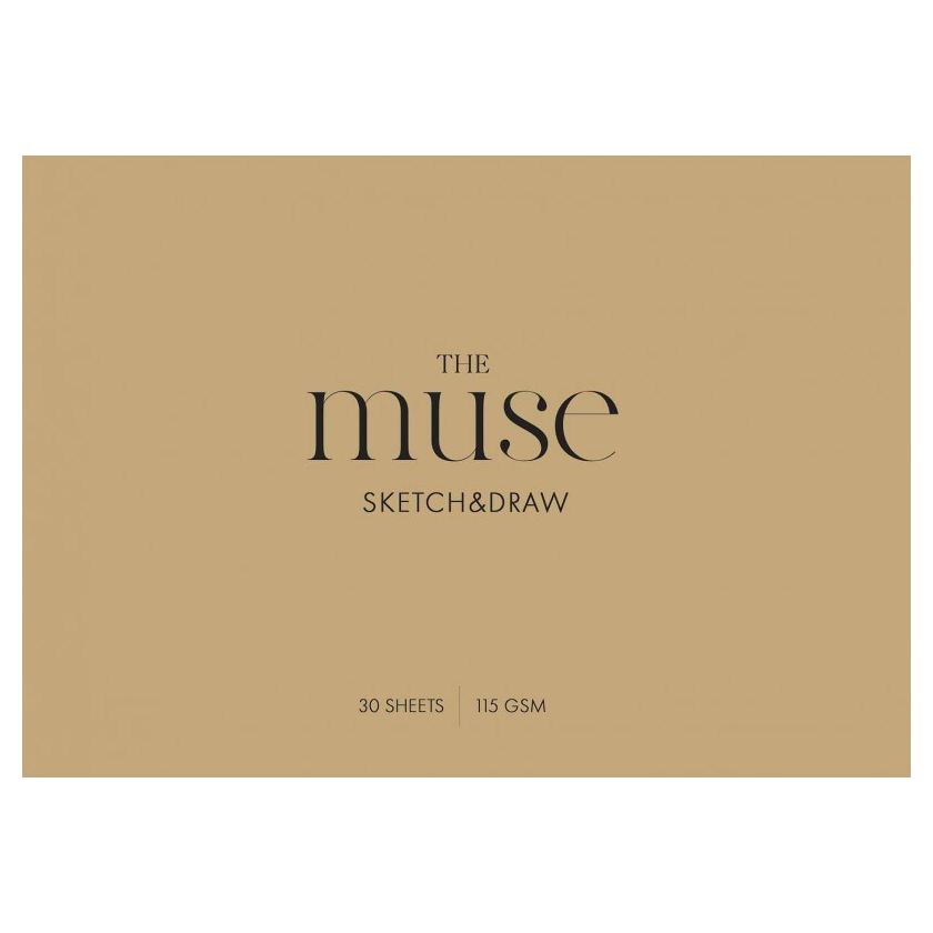 Альбом для малювання MUSE Sketch&Draw, А4 (21х29,7 см), 30 л., 115 г/м2 ...