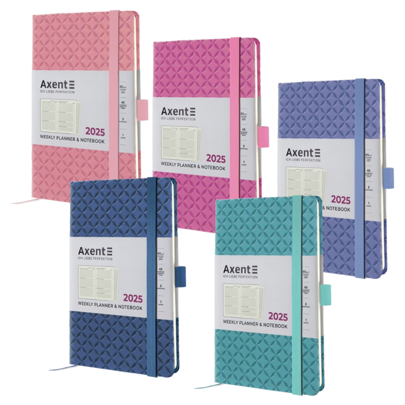 Щоденник датований 2025 Partner Gently, 12,5х19,5 см, 96 л., Axent